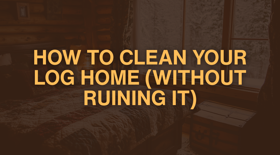 How to Clean Your Log Home: Washing, Blasting & pH Balancing | Weatherall
